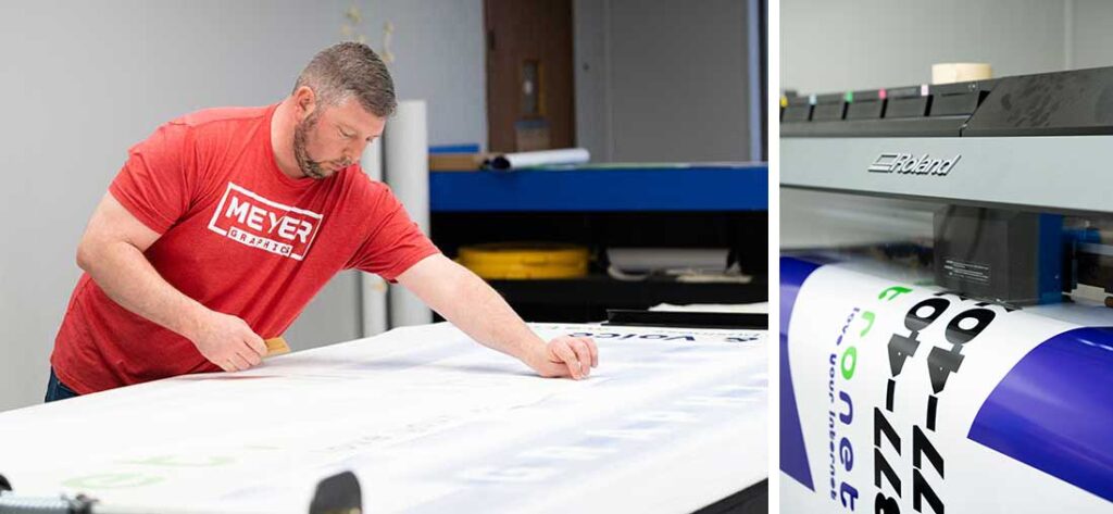 Vinyl Vehicle Graphics in Indiana | Meyer Truck Equipment